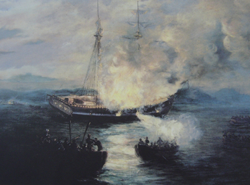 This Day in RI History: June 10, 1772 - The burning of the HMS Gaspee ...