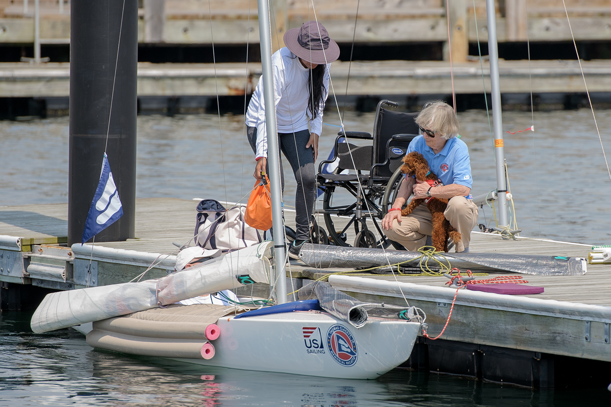 2.4mR-sailor-John-Seepe-prepares-for-sailing-at-the-2021-Clagett ...