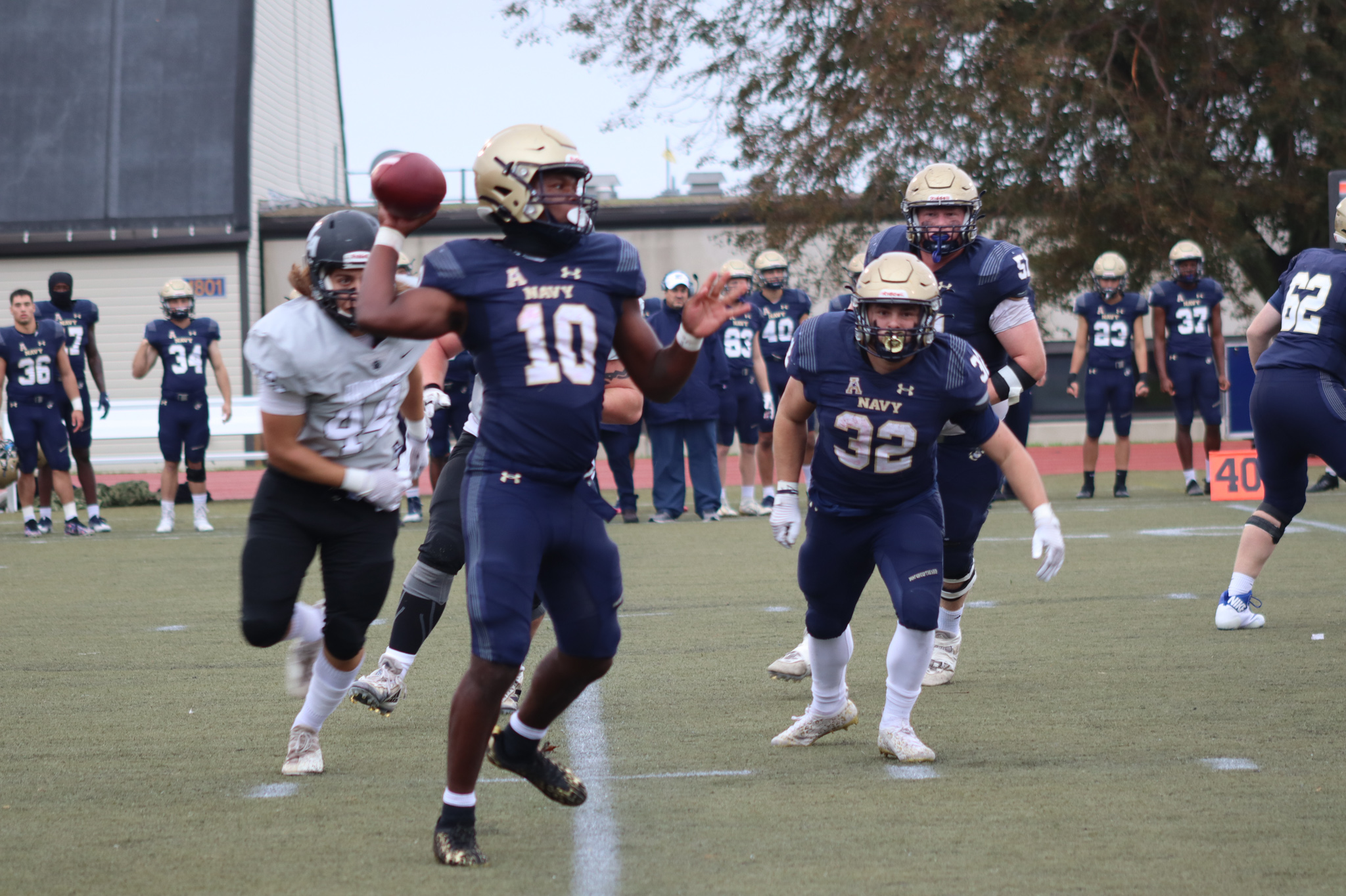 Naval Academy Preparatory School football team ends its home schedule ...