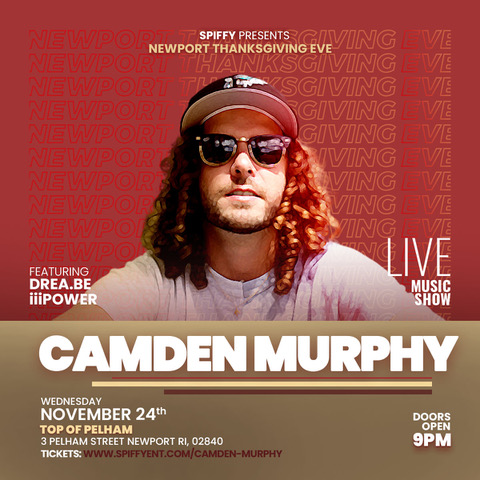 Local hip-hop artist Camden Murphy will perform at Top of Pelham on ...