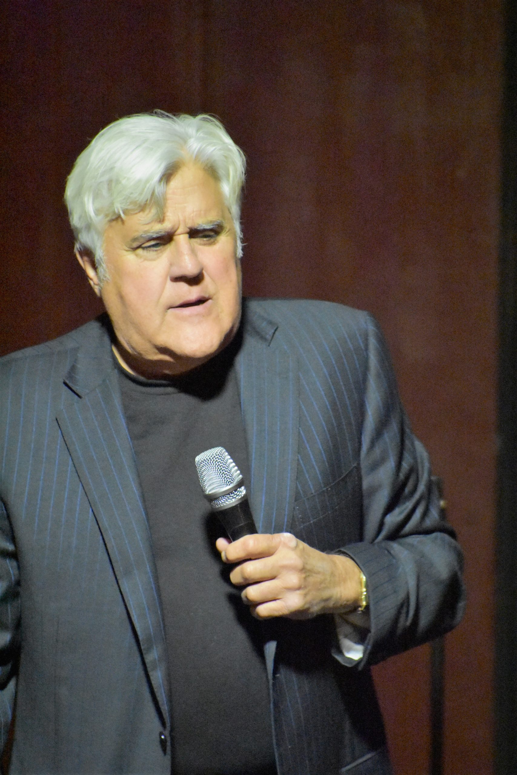 Jay Leno warms up the crowd at Firehouse Theater - What's Up Newp