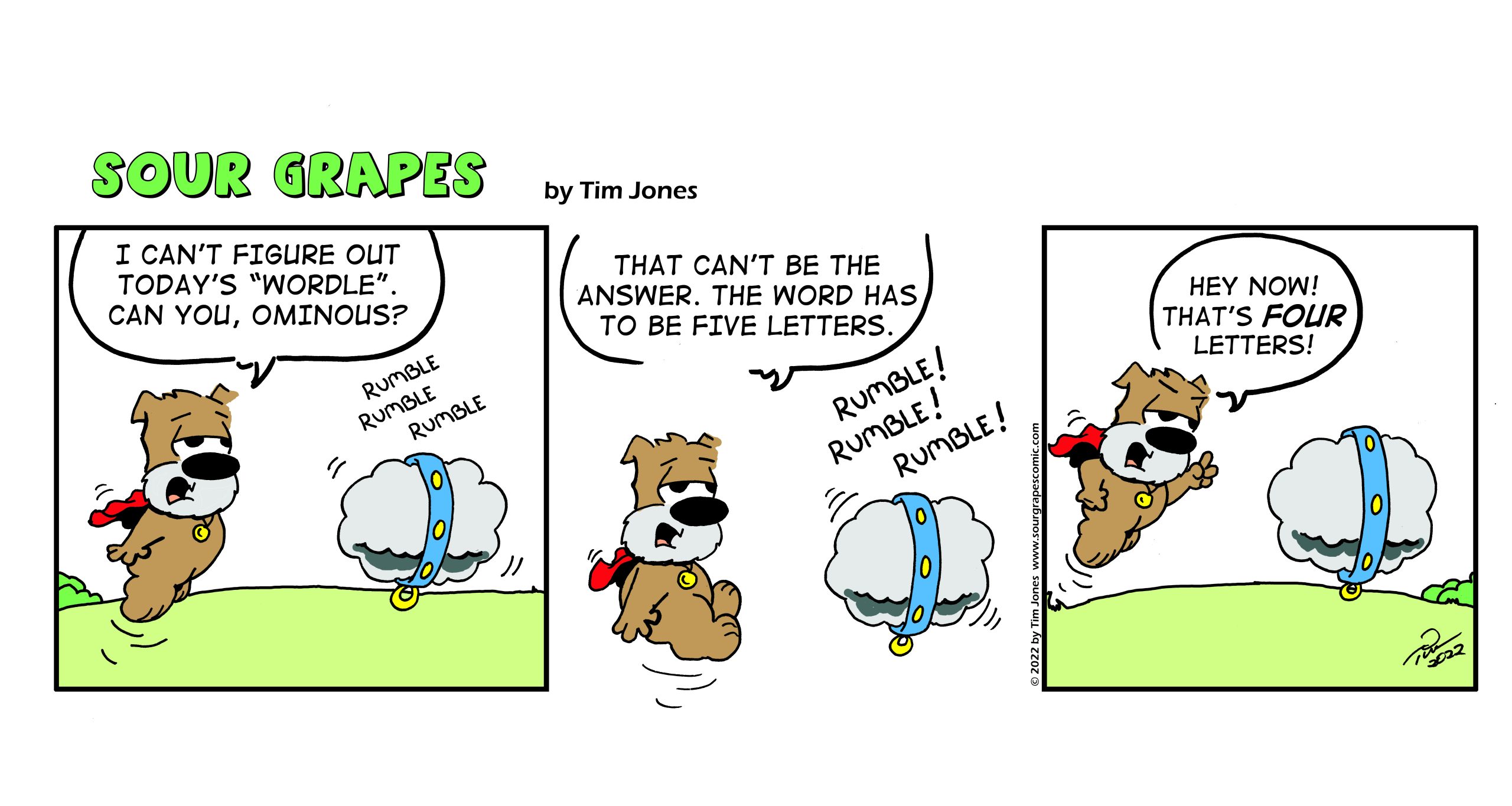 Comic - Sour Grapes: Wordle - What's Up Newp