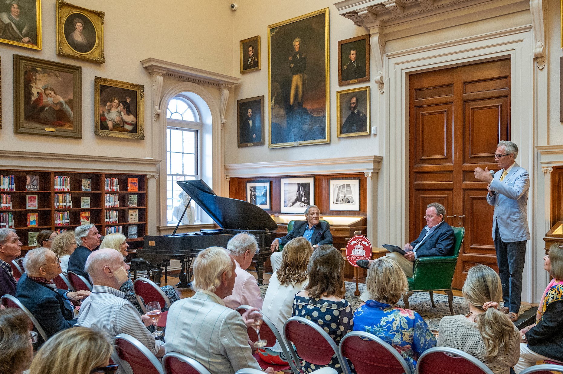 Peter-Duchin-Introduced-in-Rovensky-Room- What's Up Newp