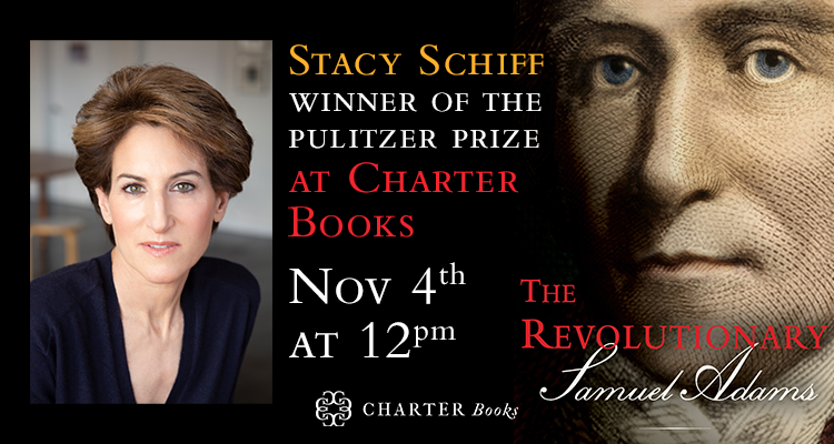 Charter Books to welcome Pulitzer Prize-winning author Stacy Schiff on ...