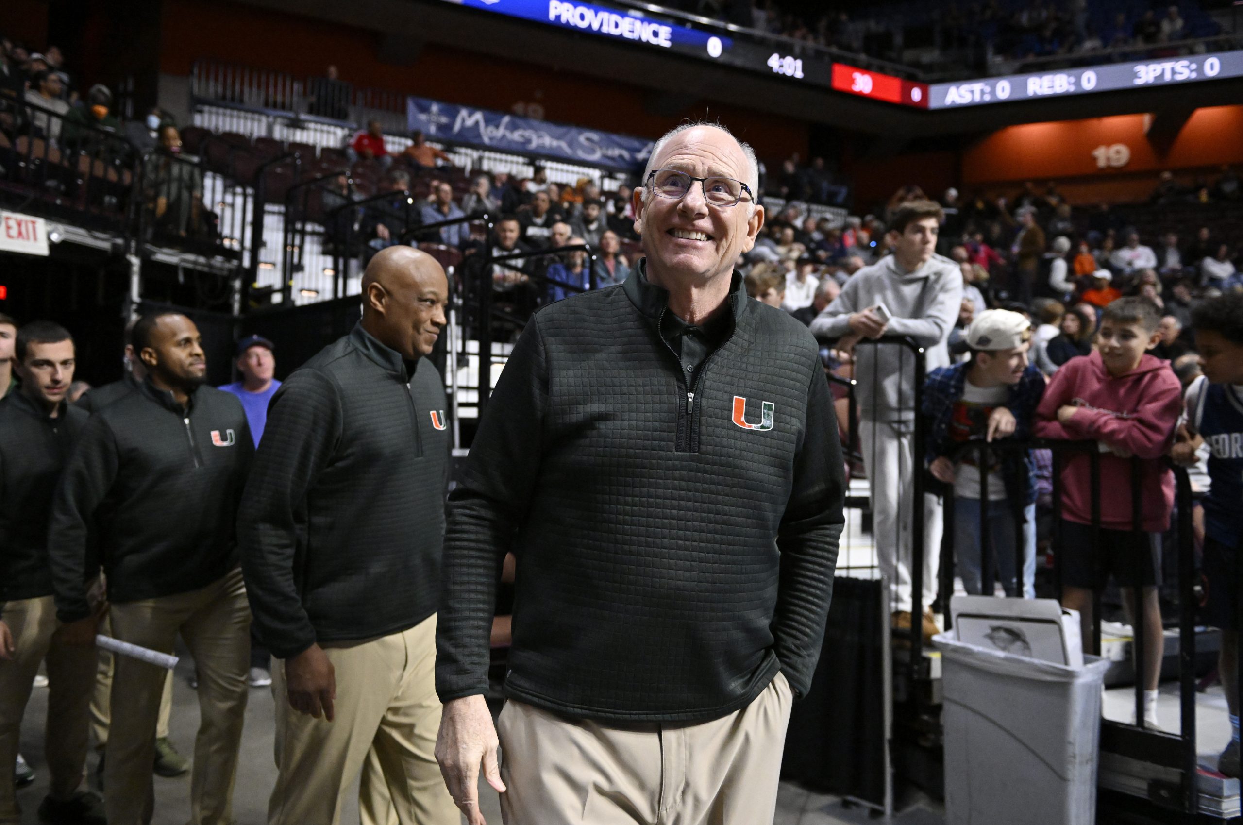 Jim Larrañaga wins 700th game, Miami tops Providence 74-64 - What's Up Newp