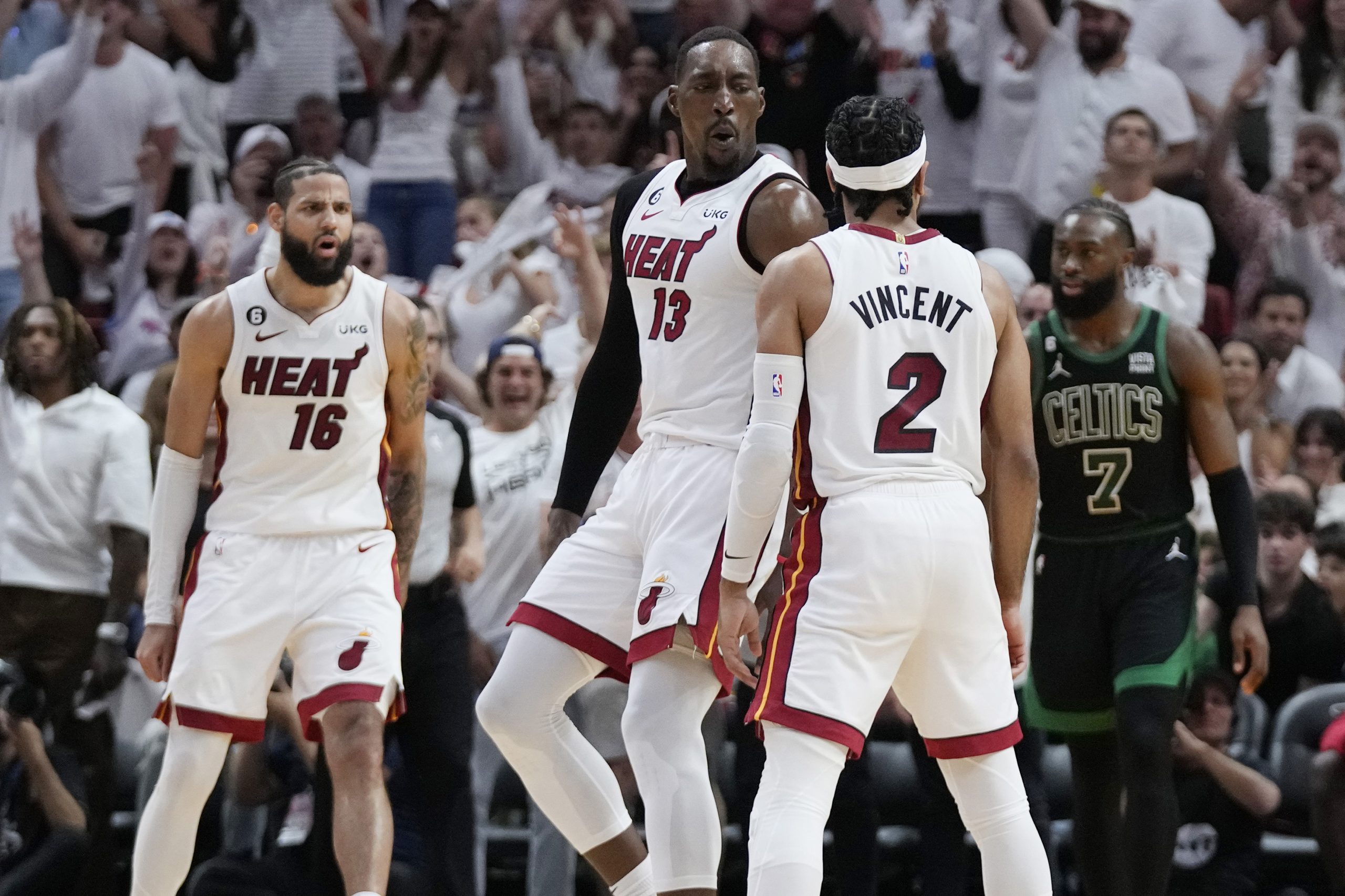Heat roll past Celtics 128-102, take 3-0 lead in Eastern Conference ...