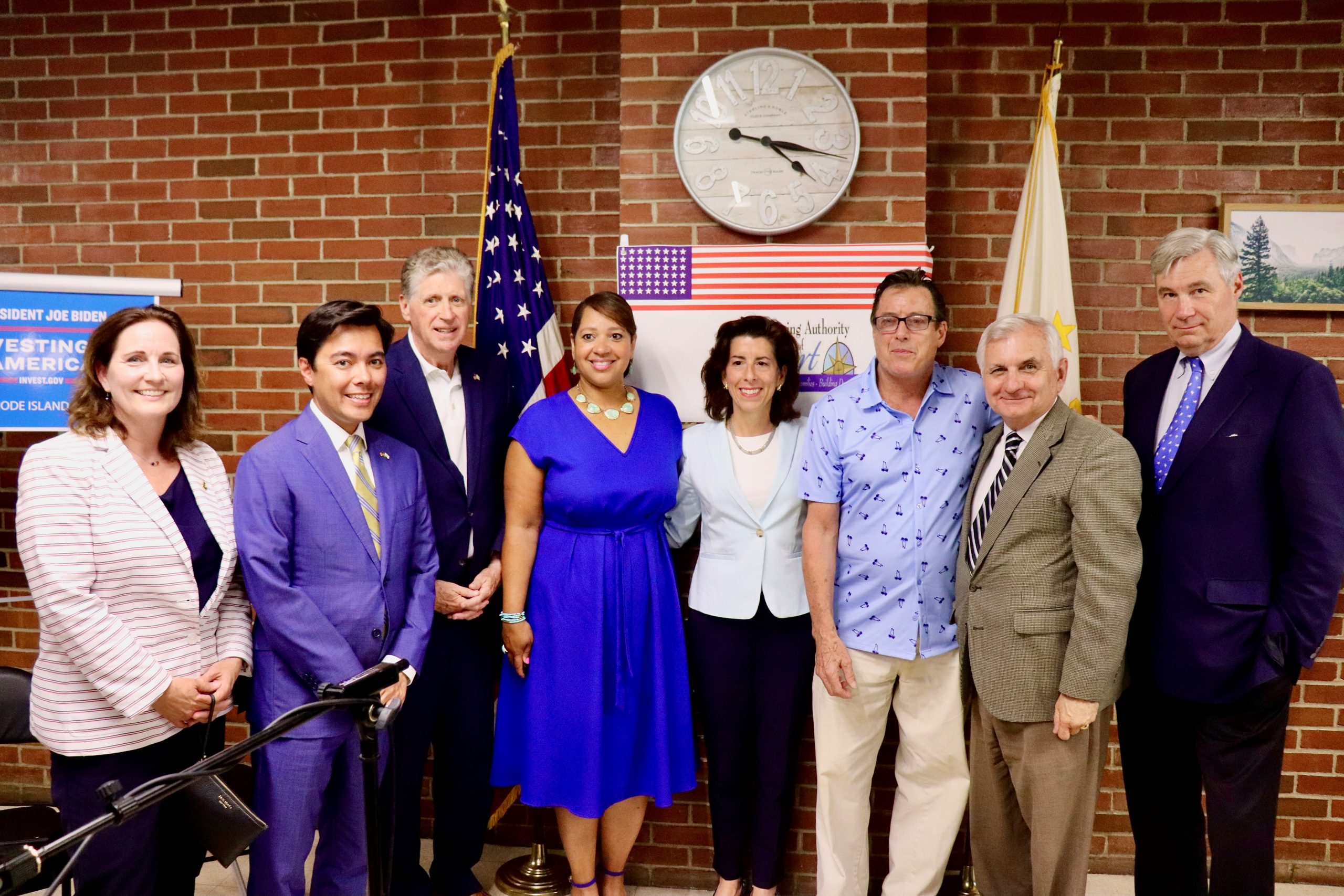 Reed, Whitehouse, McKee, Raimondo & state leaders celebrate $108.7 ...