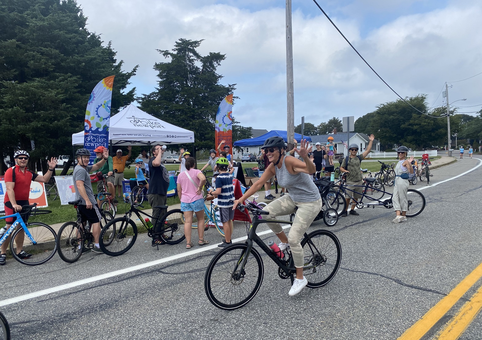 Bike Newport: By the hundreds, they came for the car-free fun - What's ...