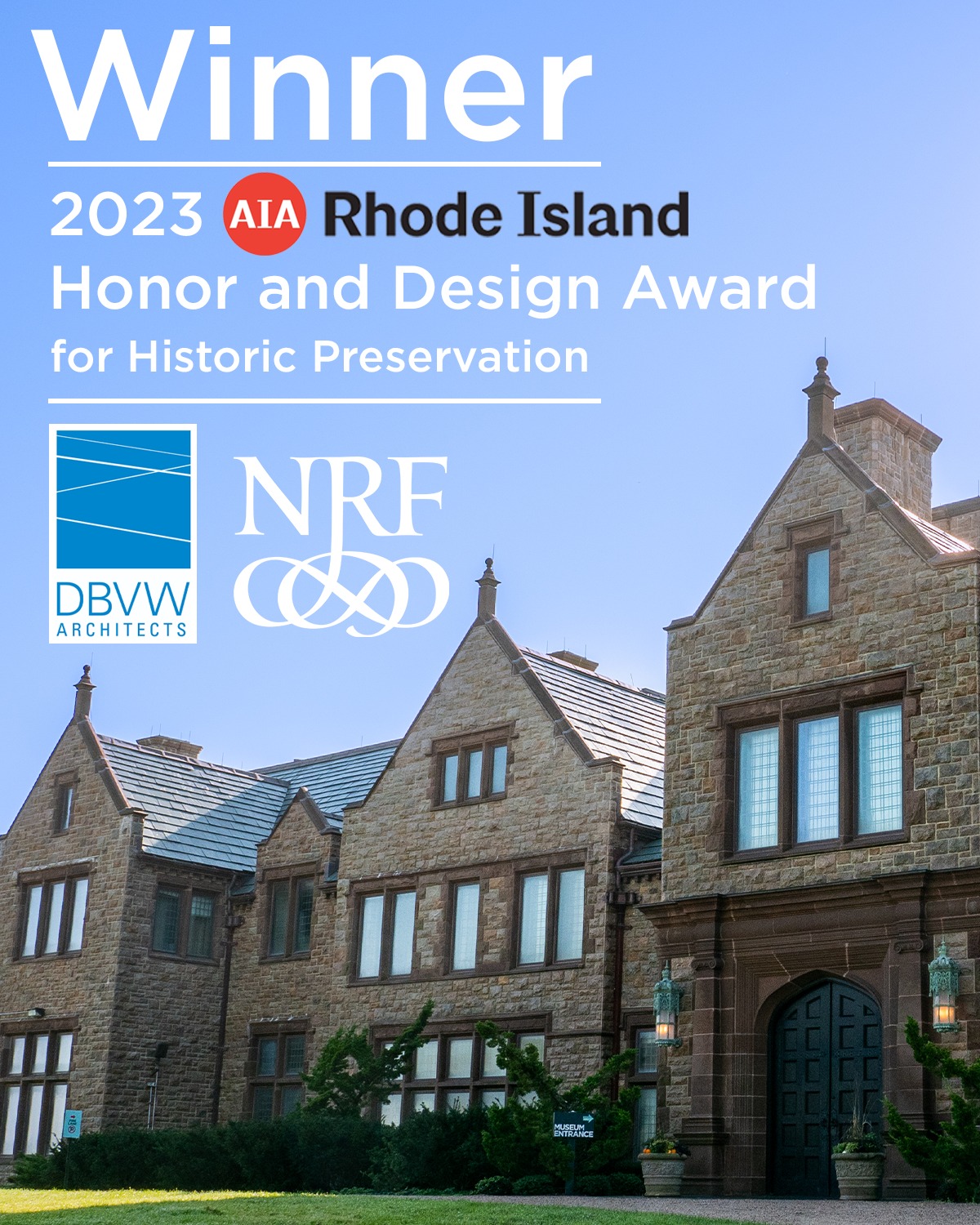 Phase I restoration of Rough Point Museum awarded a 2023 AIA Honor ...