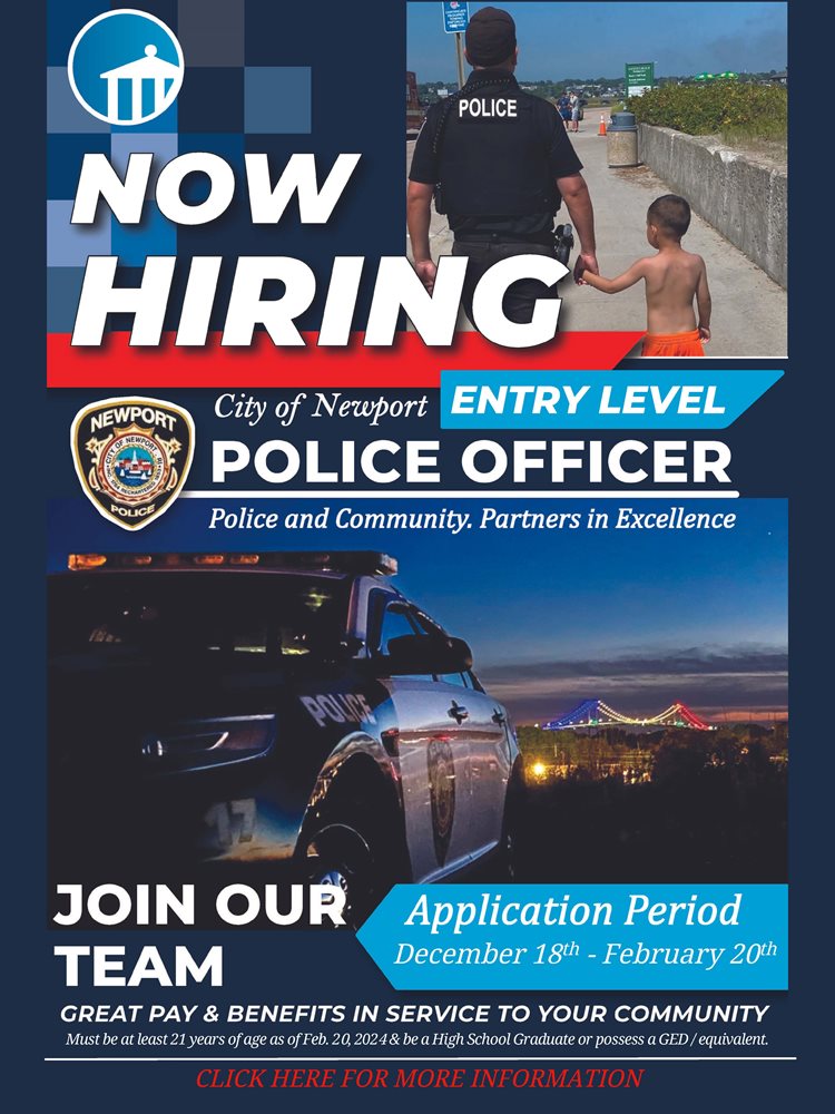 Newport Police hiring Police Officers - What's Up Newp