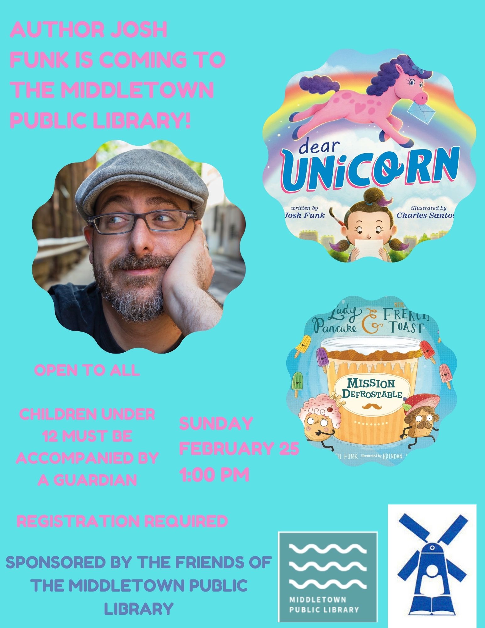 Middletown Public Library to host children’s book author Josh Funk ...