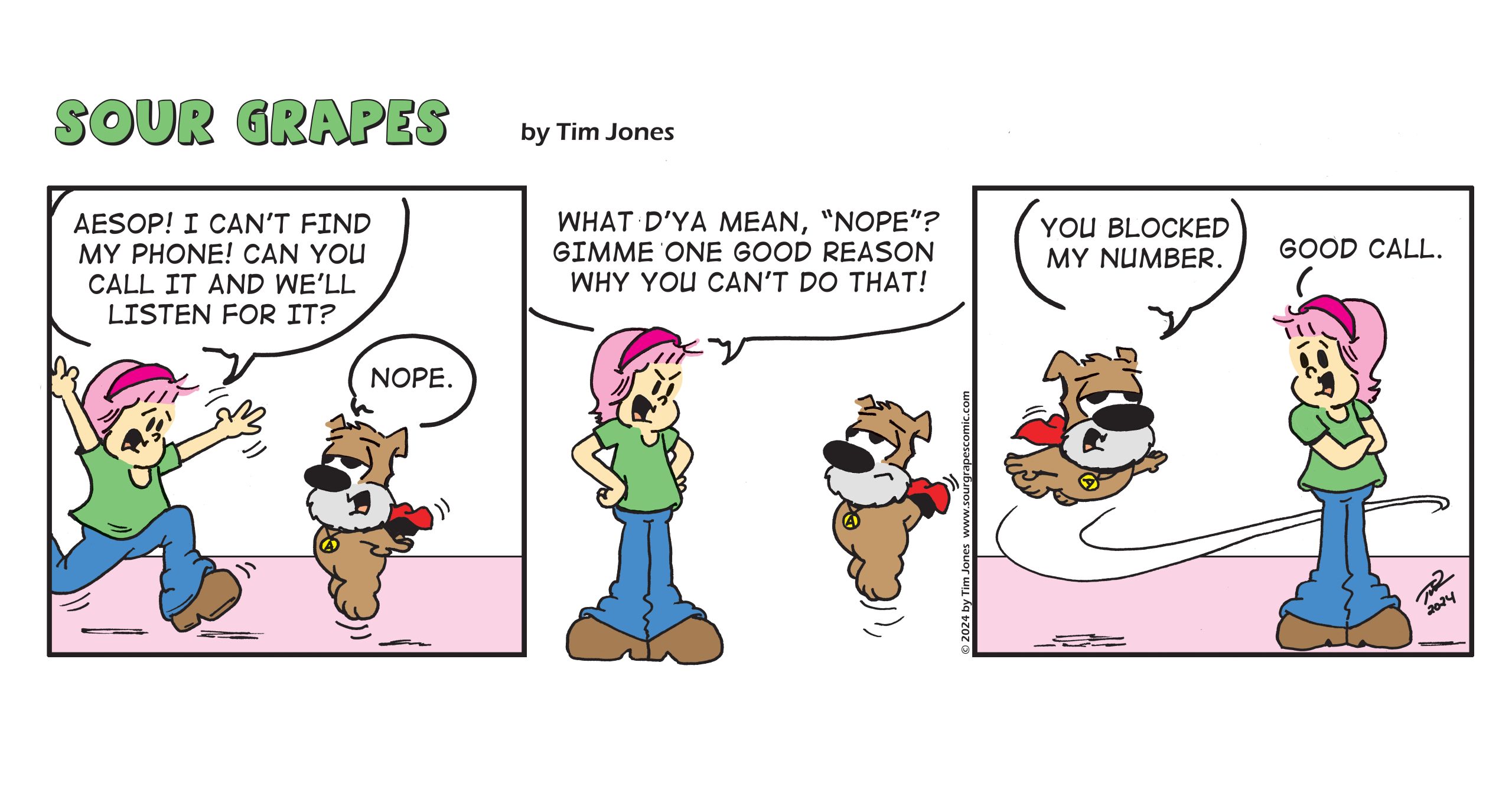 Comic - Sour Grapes: Good Call - What's Up Newp