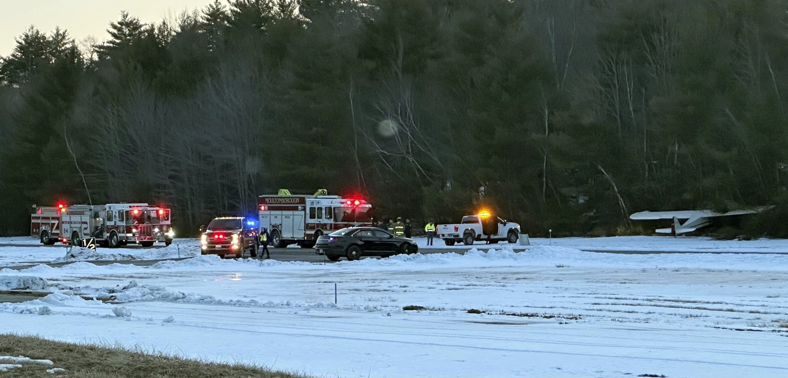Single-engine plane crashes at a small New Hampshire airport and no ...