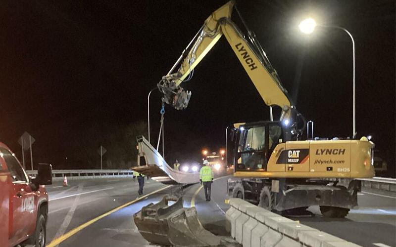 Paving around Pell Bridge Ramps project to cause alternating lane ...