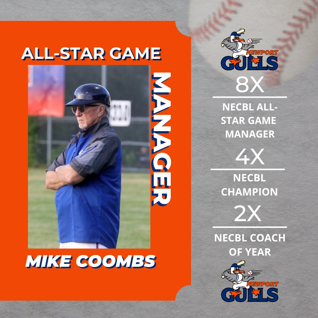 Mike Coombs selected to manage 2024 NECBL All-Star Game - What's Up Newp