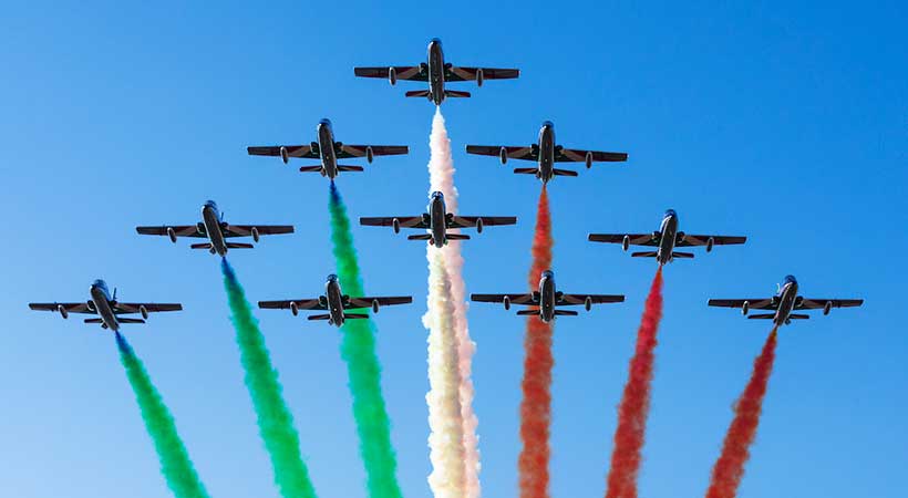 Italian Air Force jets to paint Newport skies in tricolor display ...
