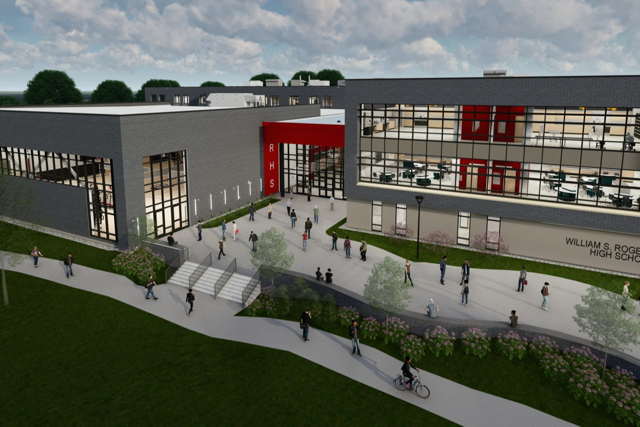 New Rogers High School Takes Shape: 58% complete - What's Up Newp