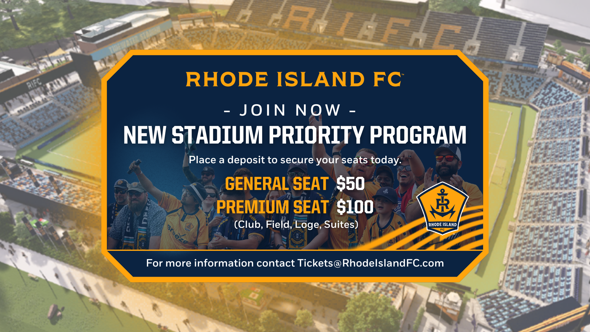 Rhode Island FC sets season ticket prices for new stadium - What's Up Newp