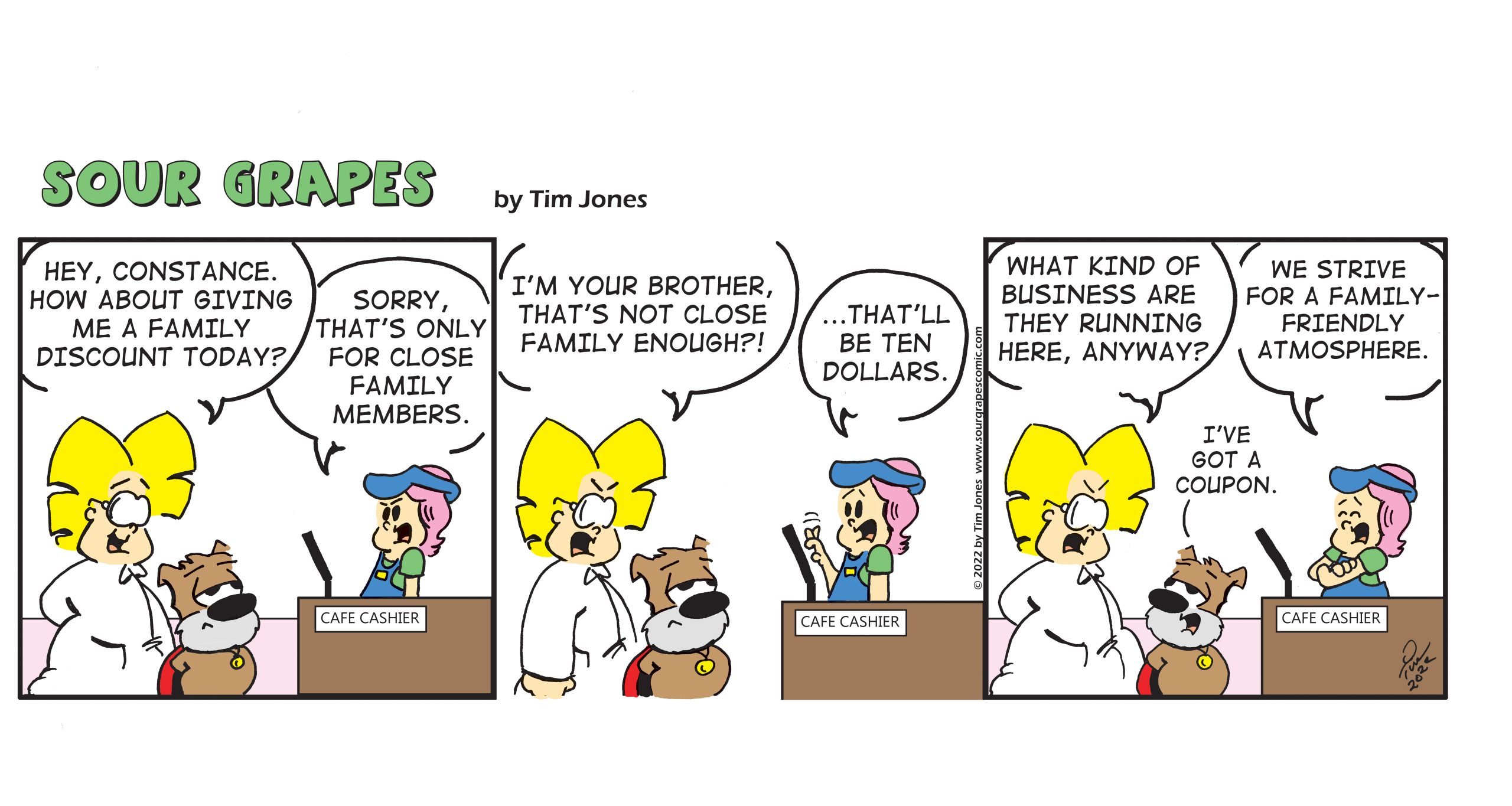 Comic - Sour Grapes: Family - What's Up Newp