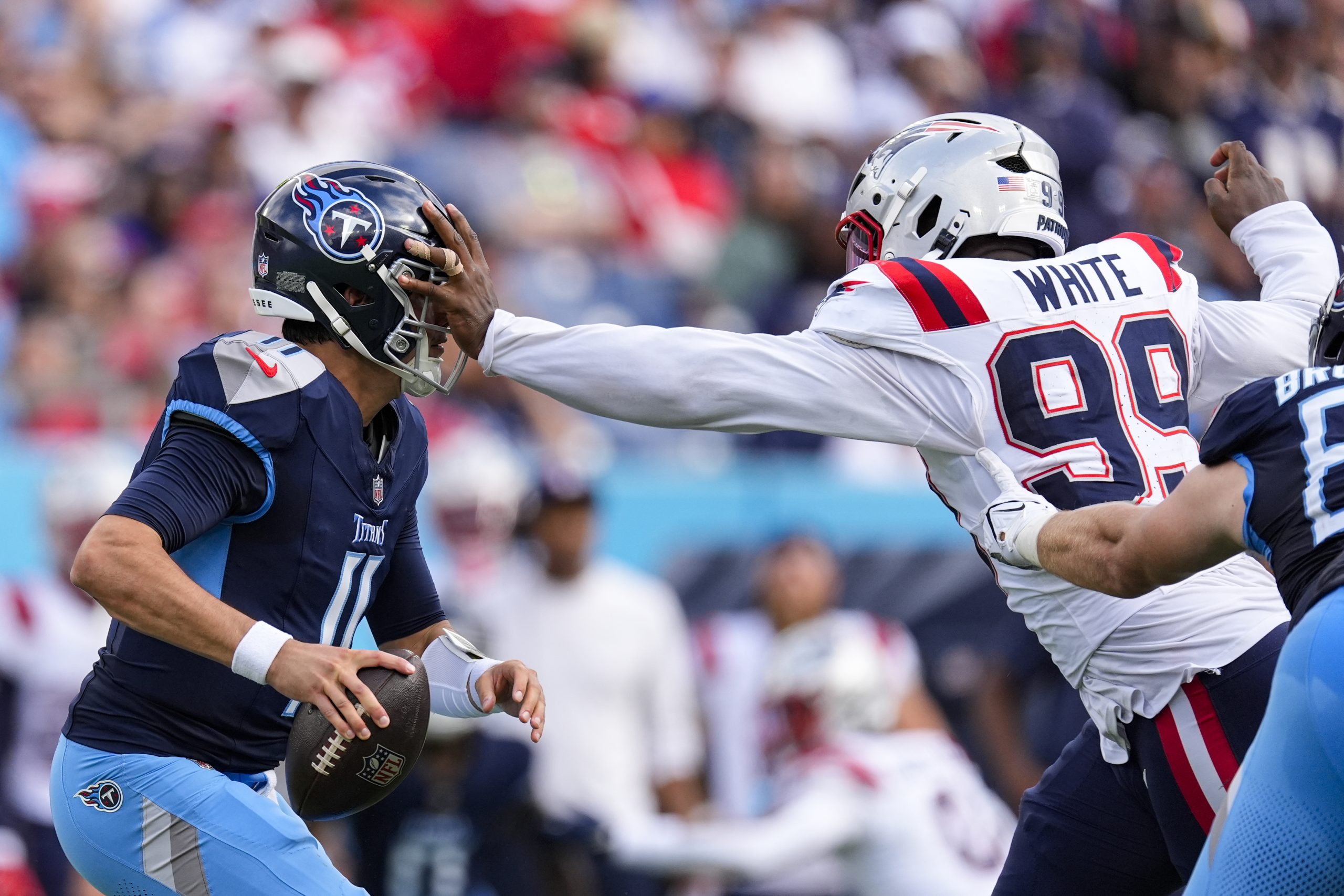 Nick Folk's 25-yard field goal in OT helps Titans edge the Pats 20-17 ...