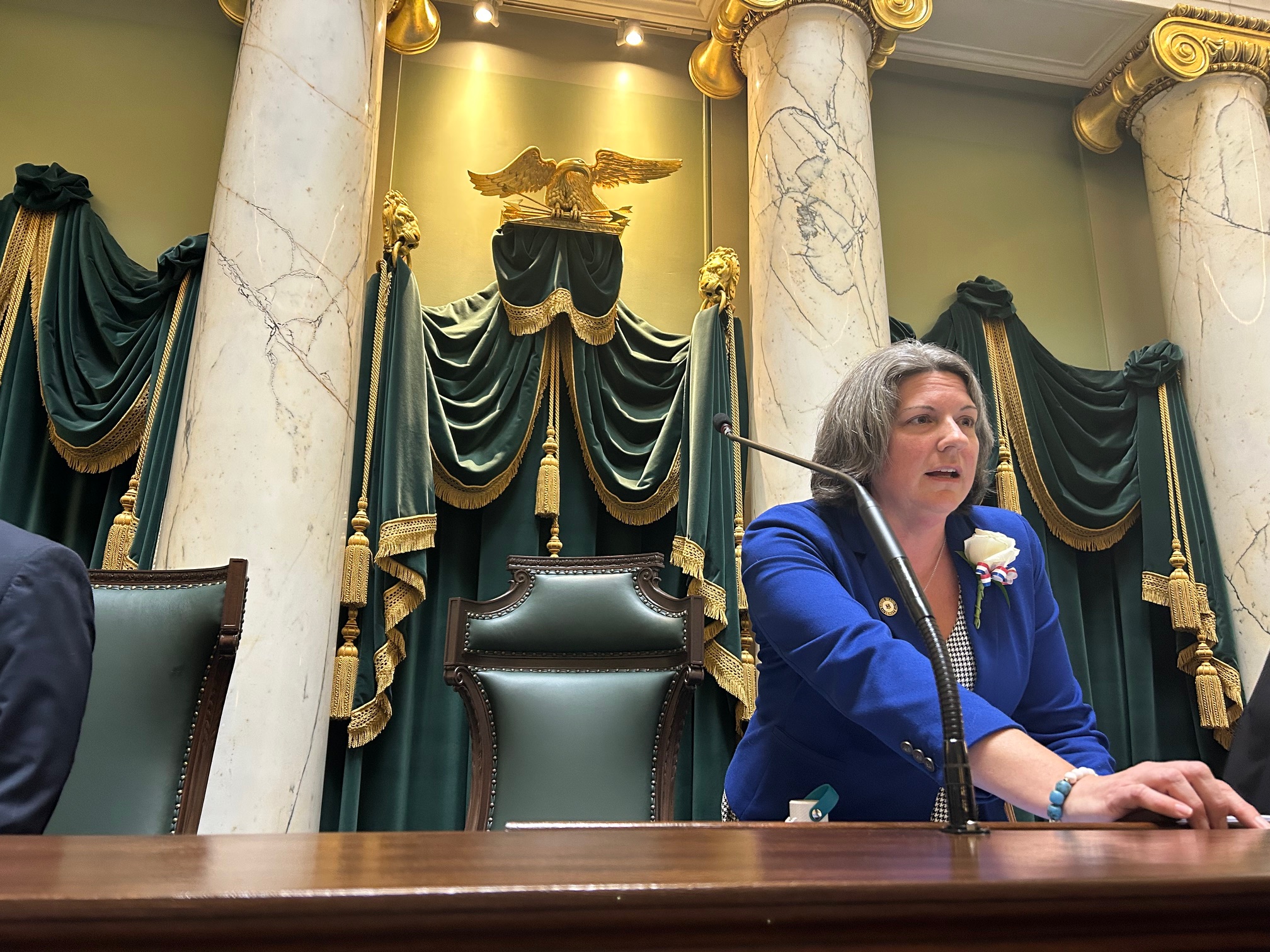R.I. Senate plays musical chairs after divided caucus vote for Ruggerio ...