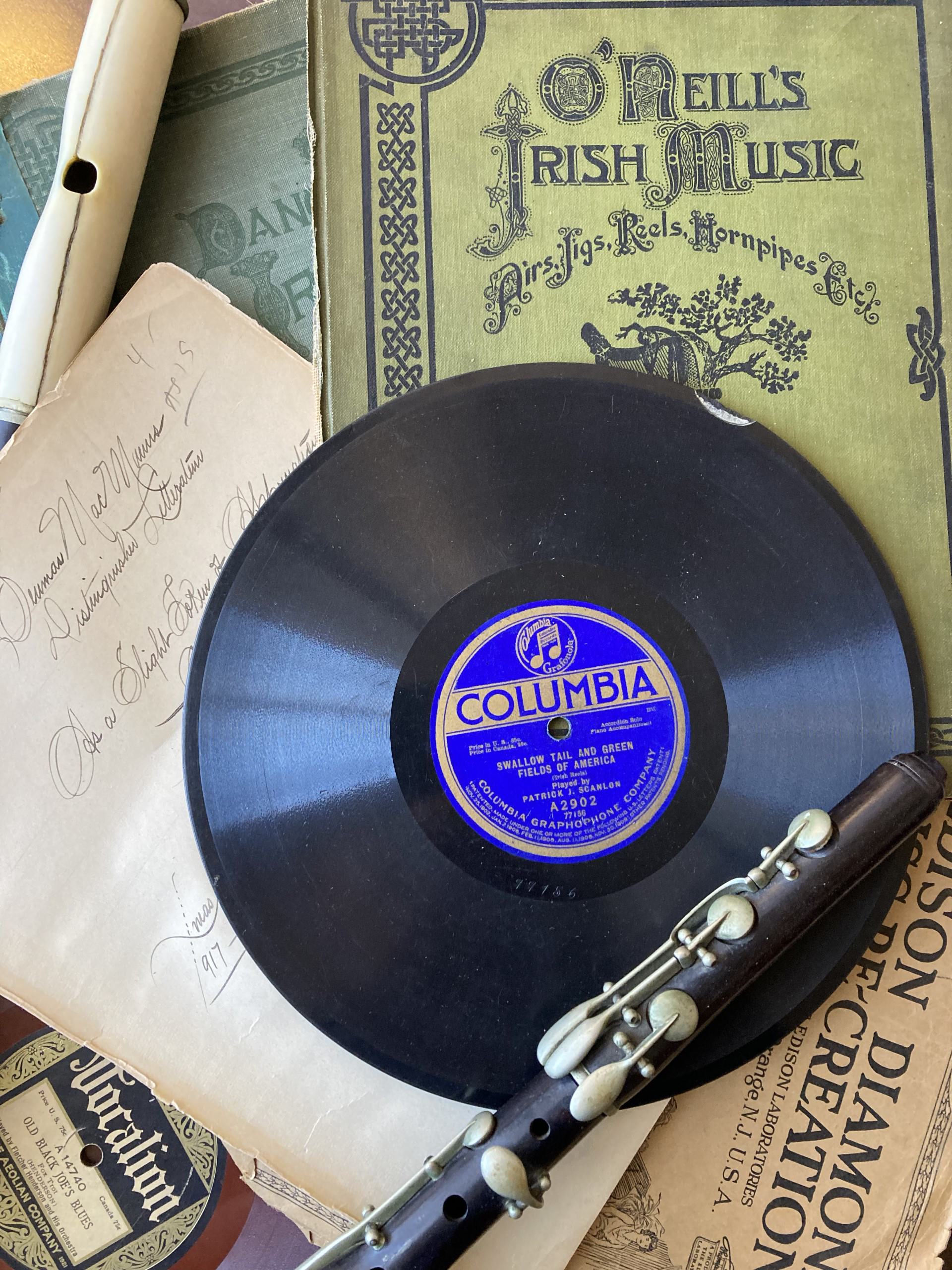 O'Neill's Irish Music_book with 78 Columbia photo - What's Up Newp
