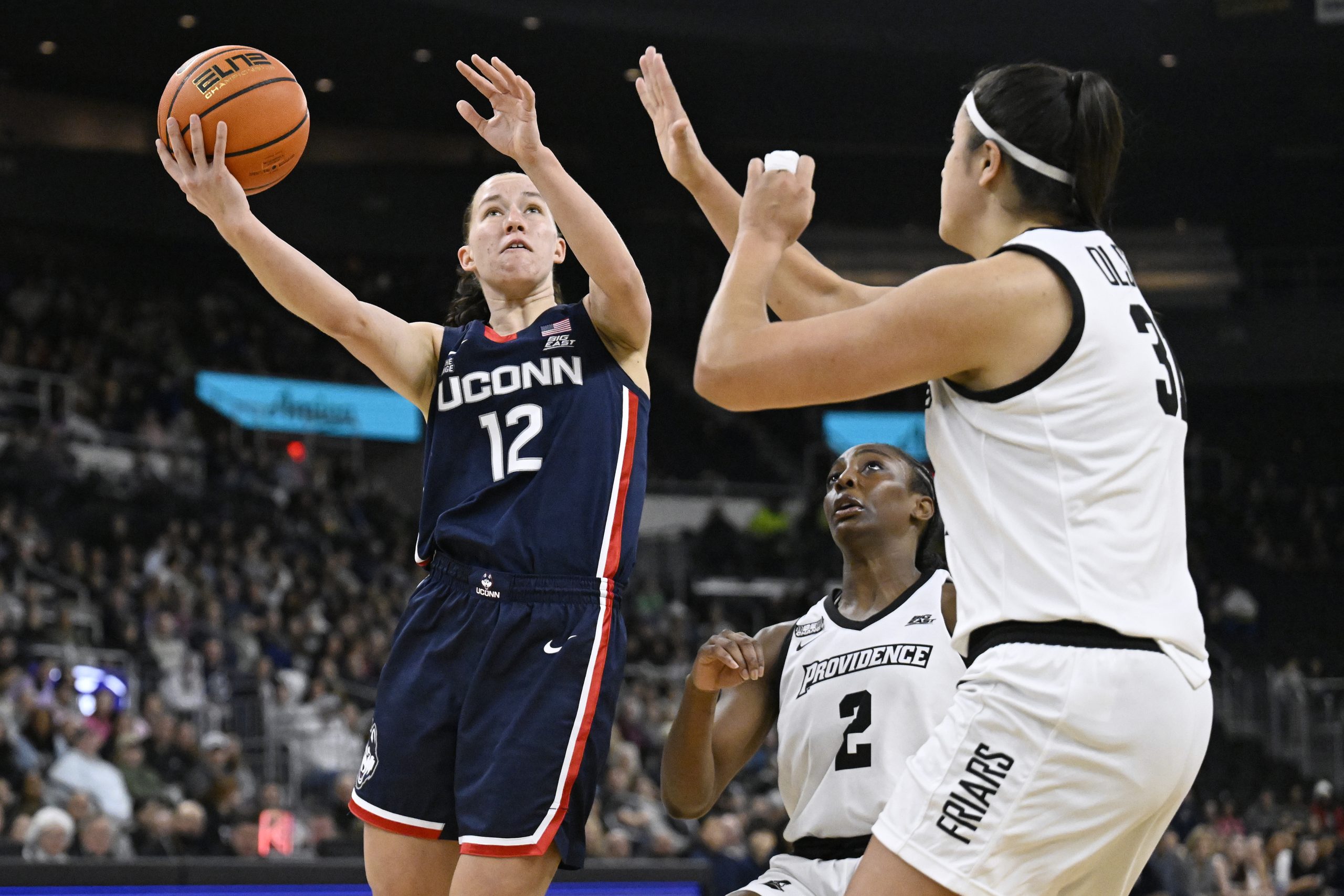 No. 5 UConn beats Providence 77-40 to extend its Big East regular ...