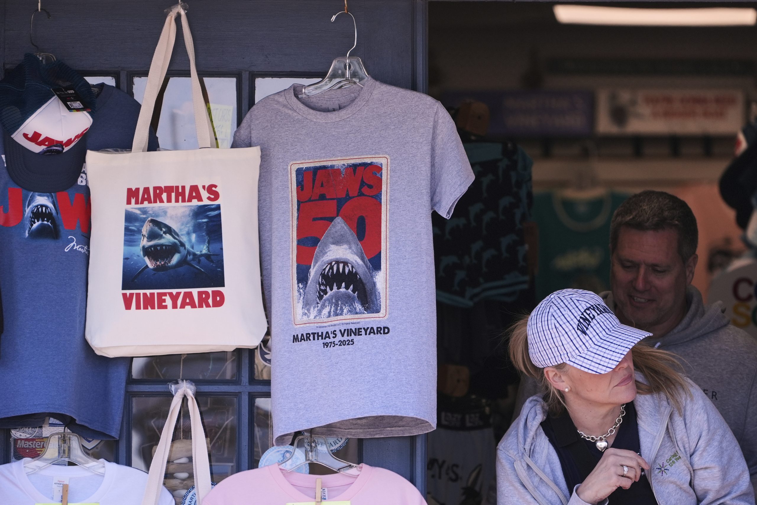 Jaws Anniversary Shark Swim - What's Up Newp